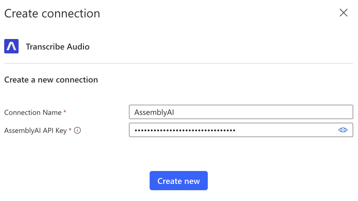 Integrate Power Automate with AssemblyAI — AssemblyAI | API Reference