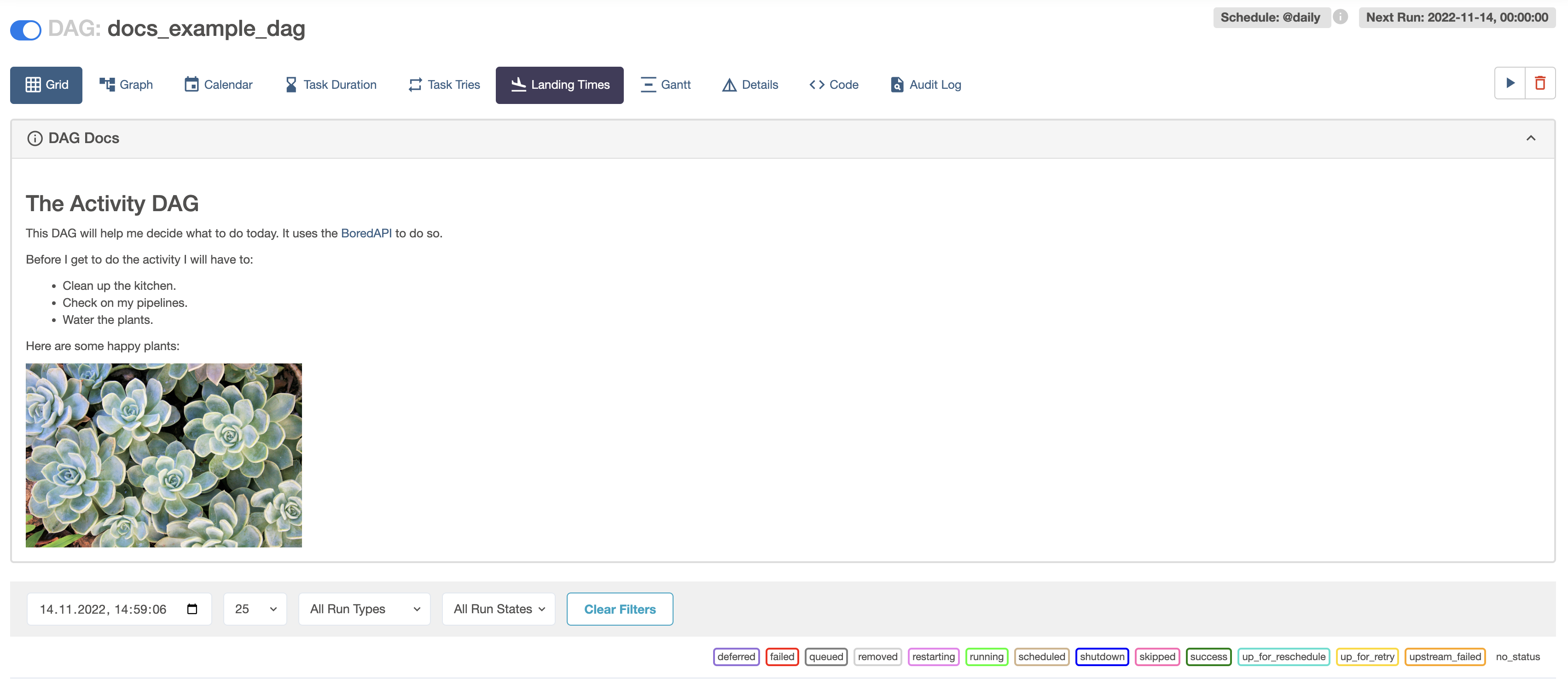 Create DAG documentation in Apache Airflow | Astronomer Docs