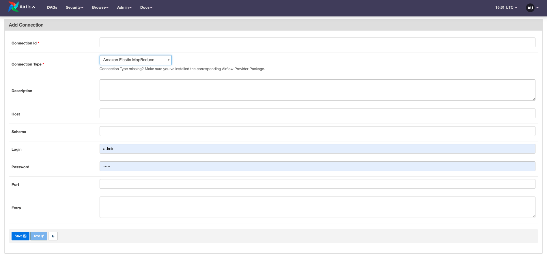 Manage connections in Apache Airflow | Astronomer Docs