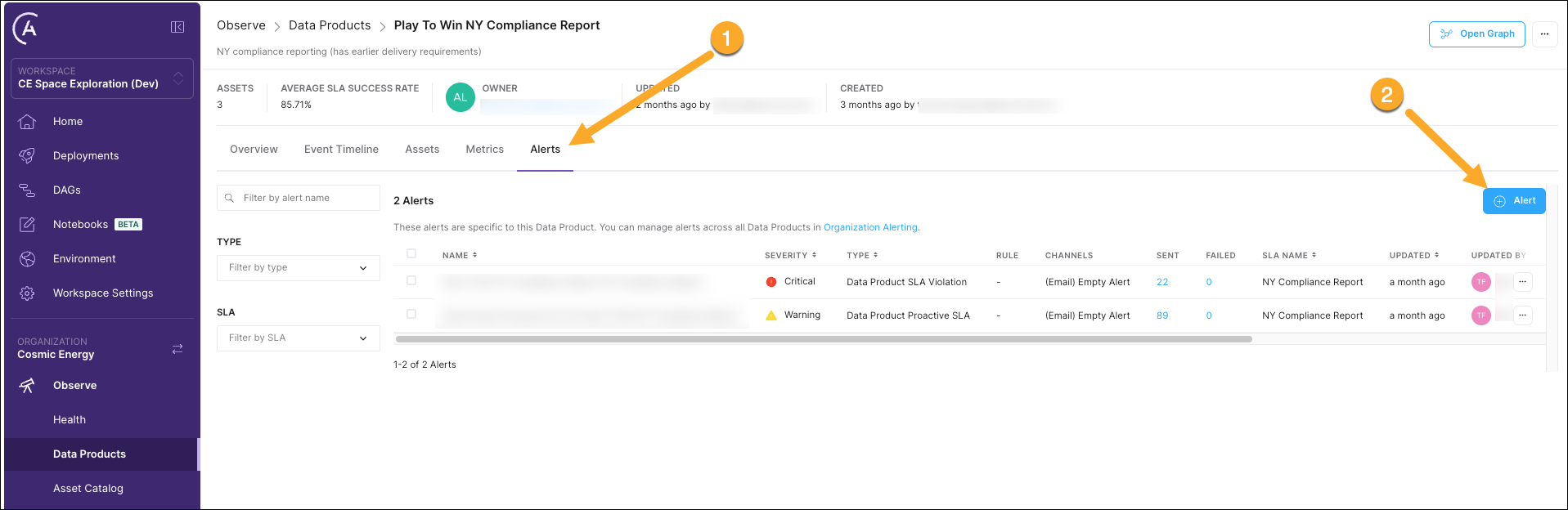 Implementing proactive alerting | Astronomer Docs