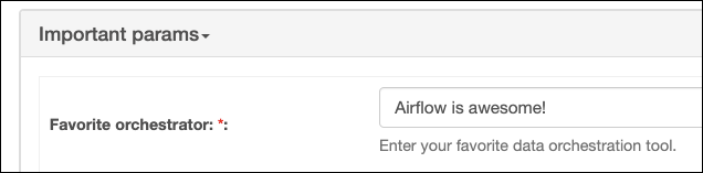 Create and use params in Airflow | Astronomer Docs