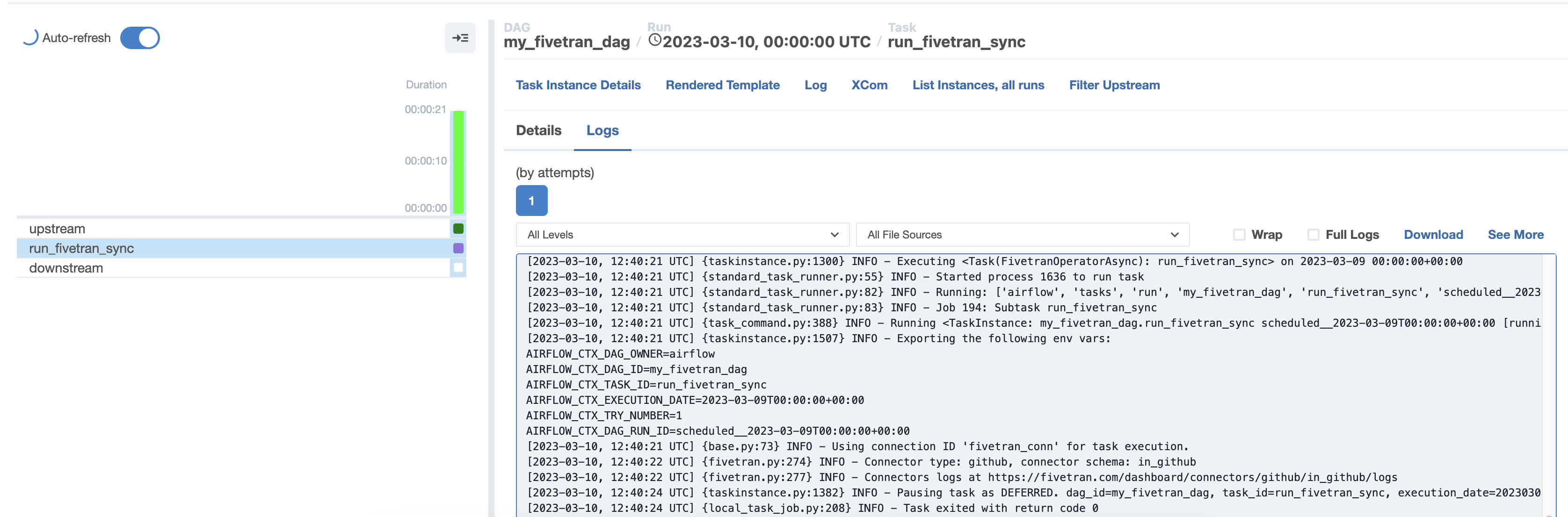 Use Fivetran with Apache Airflow | Astronomer Docs