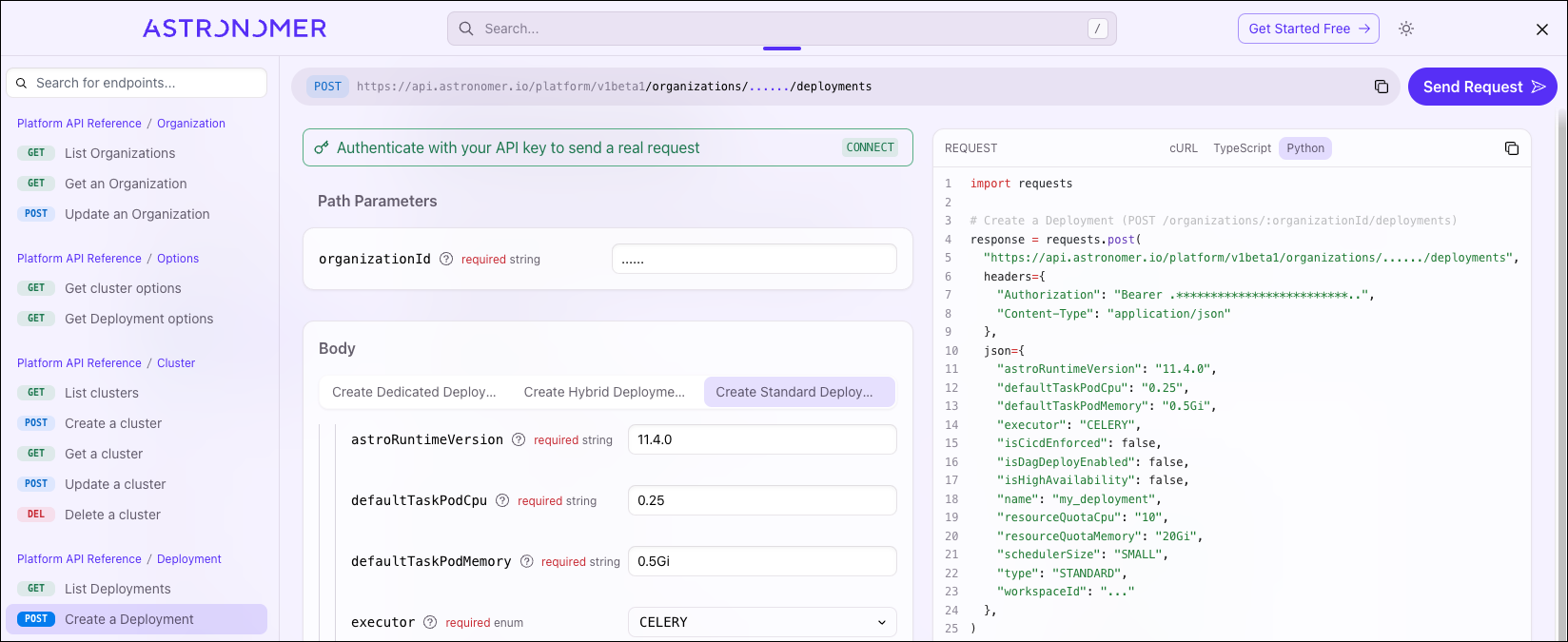 Astro API best practices | Astronomer Docs