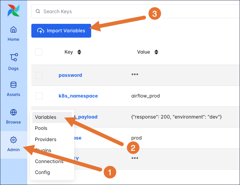 Use Airflow variables | Astronomer Docs