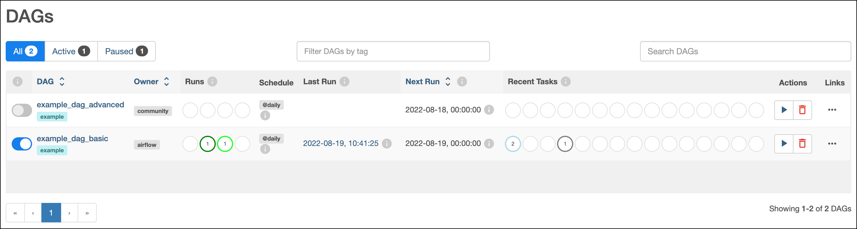 Run your first dag with the Astro CLI | Astronomer Docs