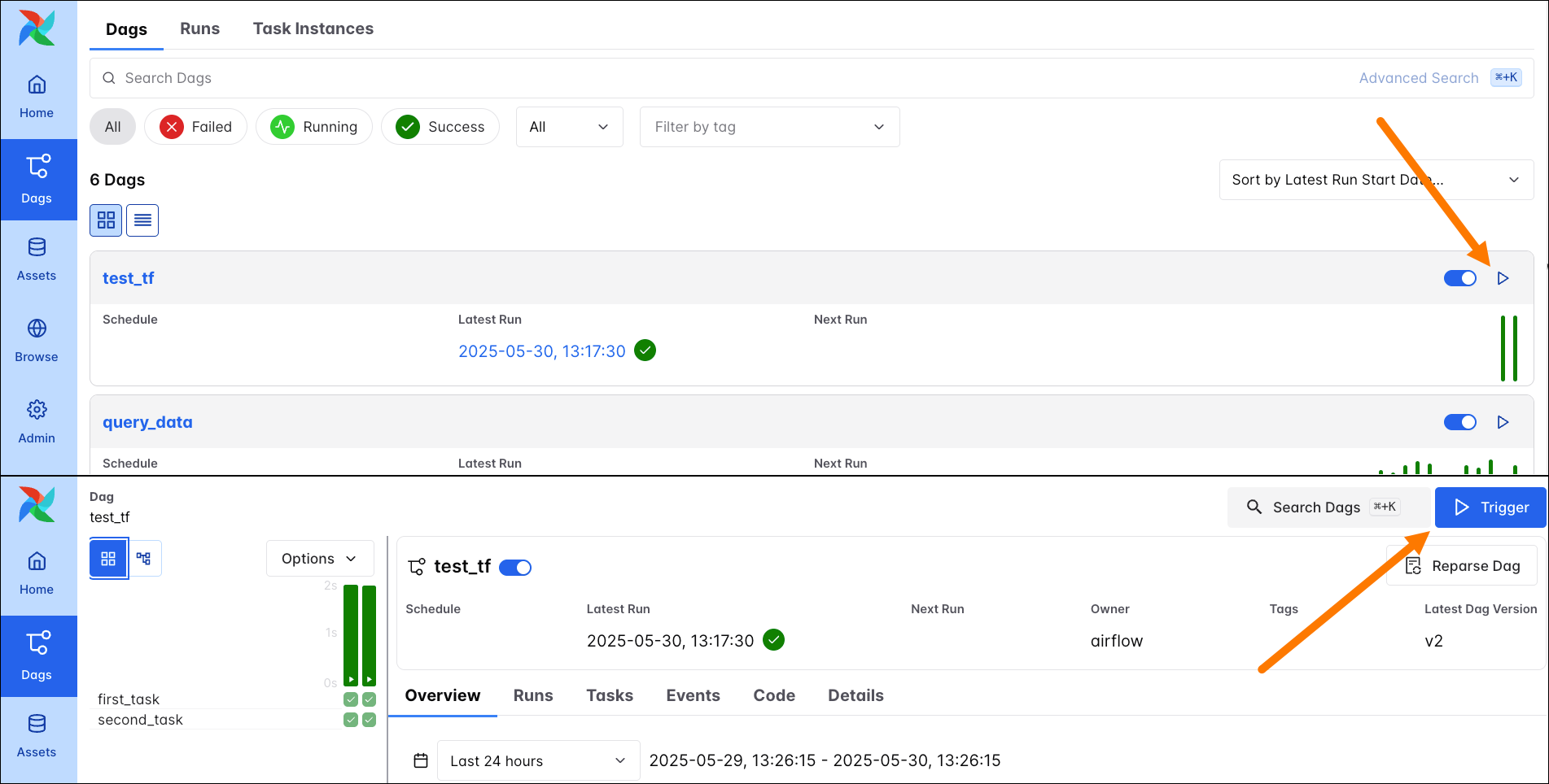 Create and use params in Airflow | Astronomer Docs