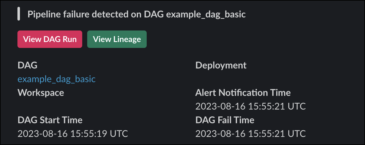 alert notification example