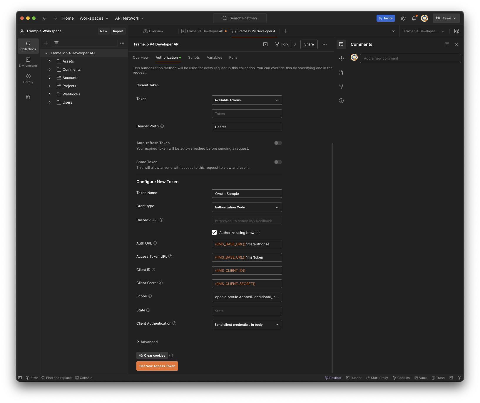 Getting Started | Frame.io API Documentation
