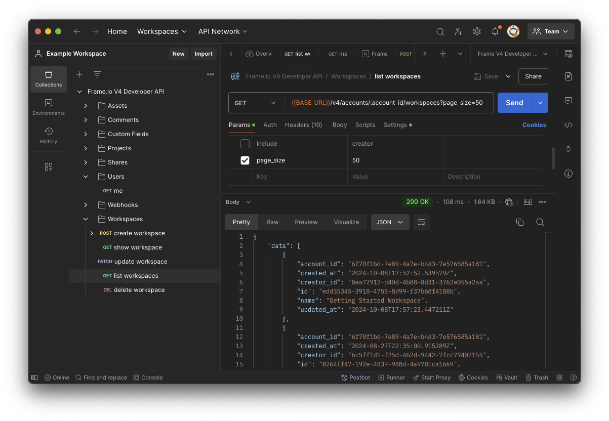 Getting Started | Frame.io API Documentation