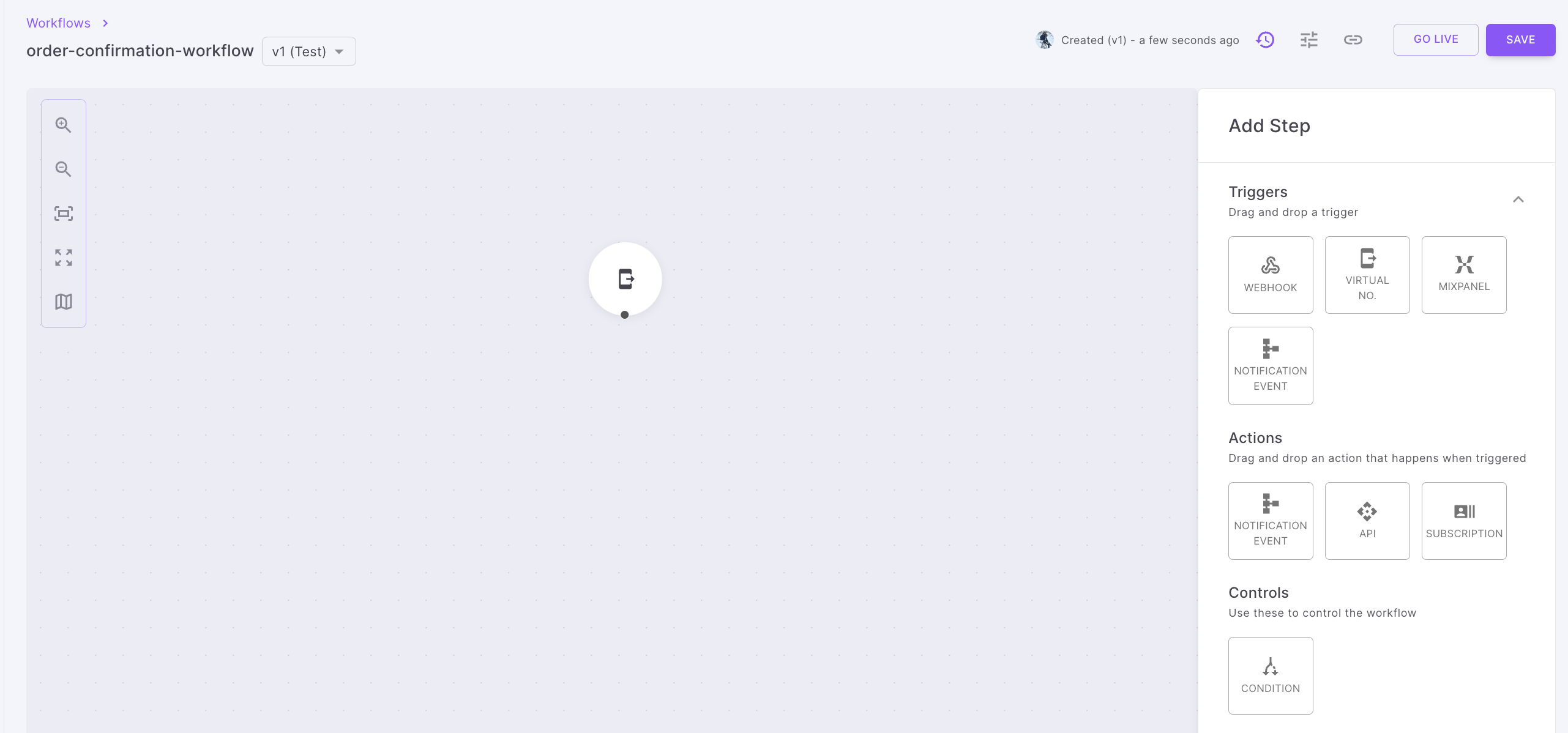 Creating A Workflow With Incoming Message — Fyno Documentation