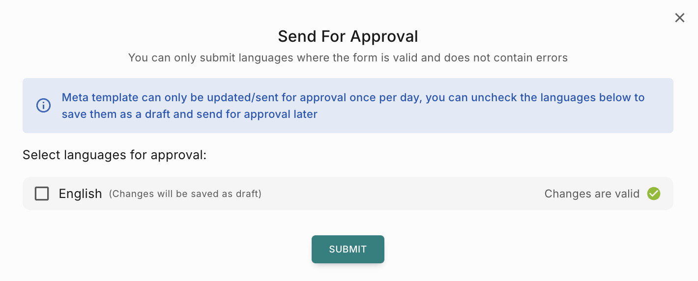 Create a WhatsApp Template from Fyno | Fyno Documentation
