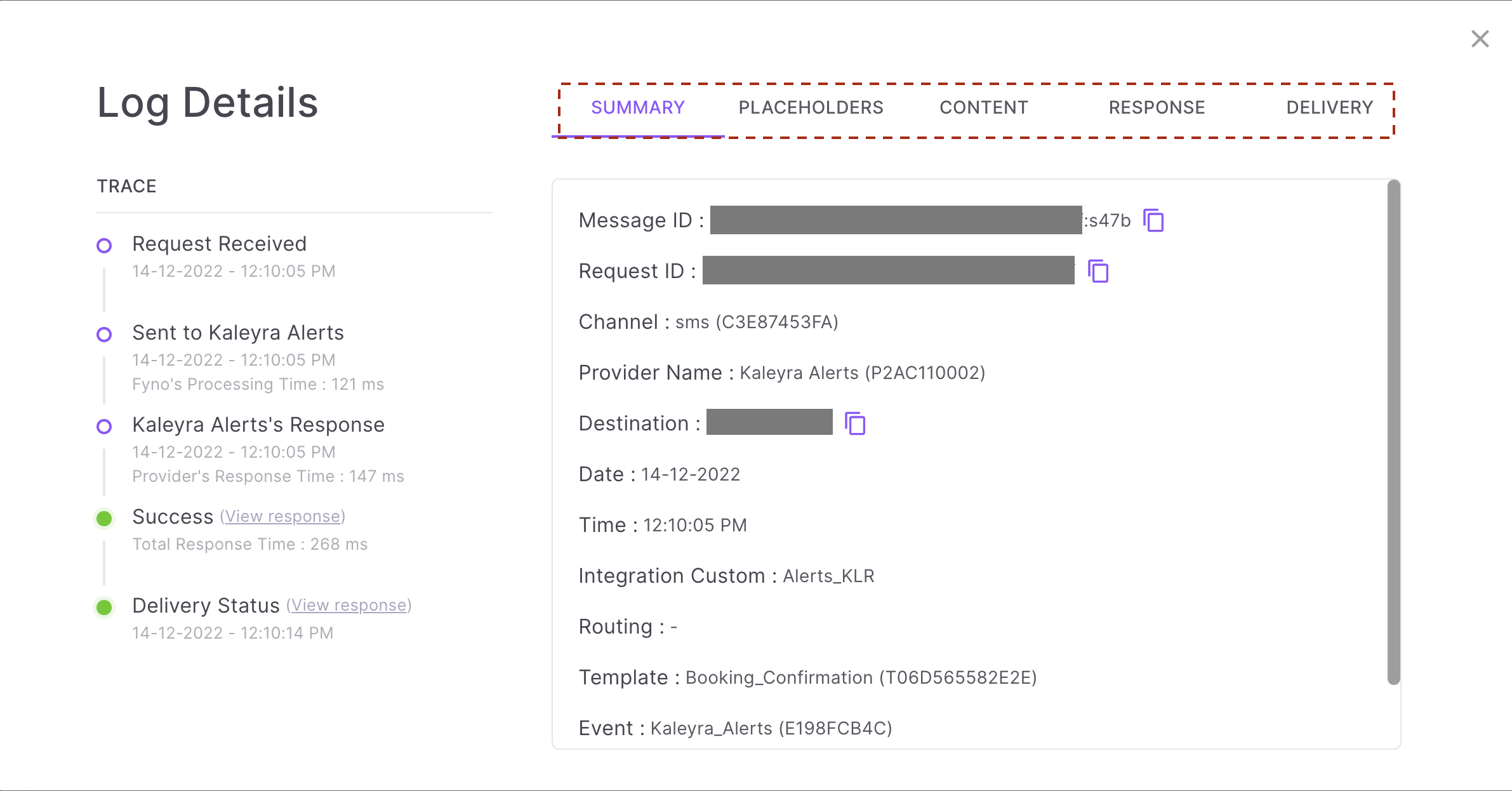 Log Details | Fyno Documentation