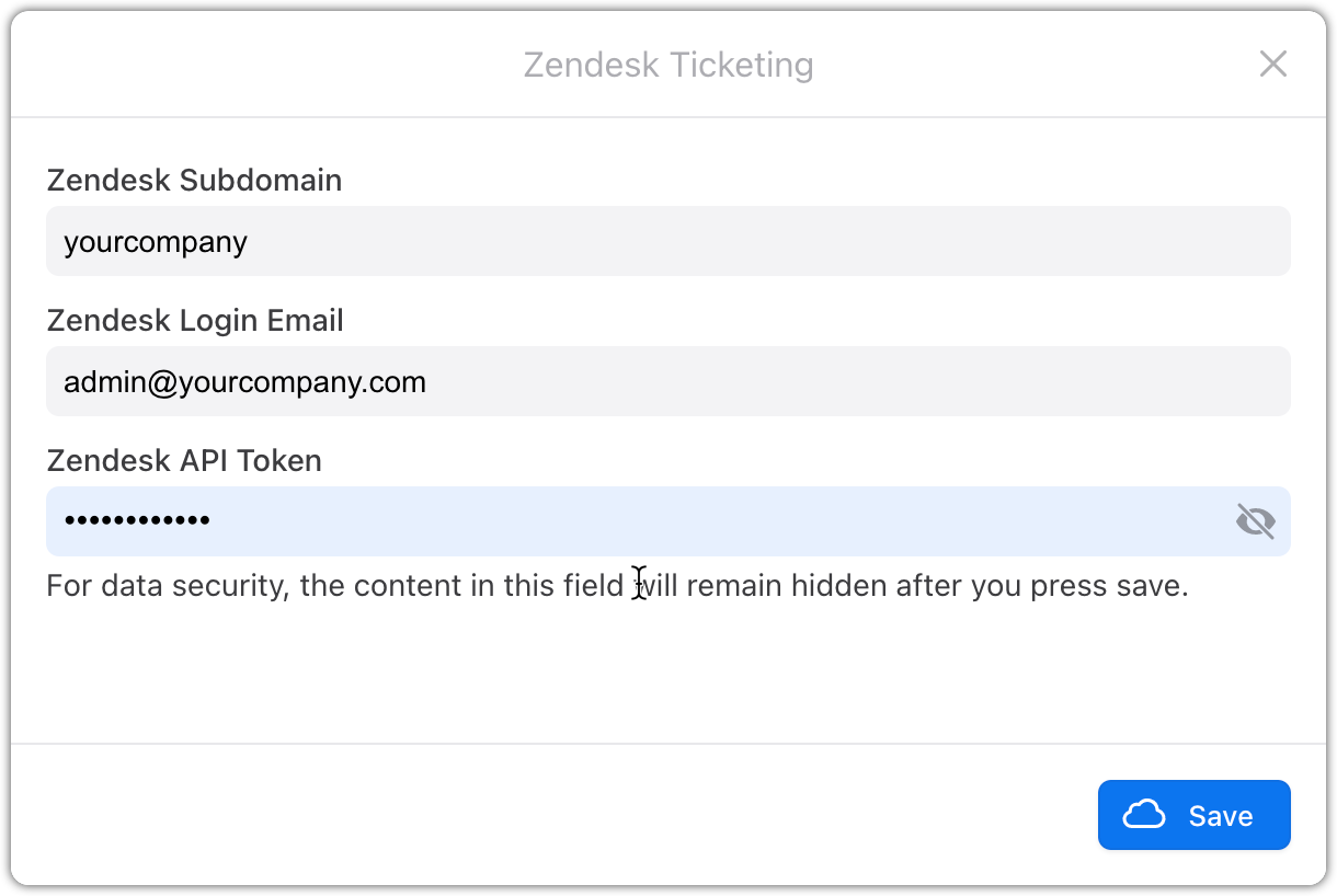 Zendesk Ticketing | Ada | Documentation