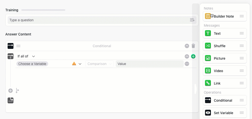 Serve content using Message blocks | Ada | Documentation
