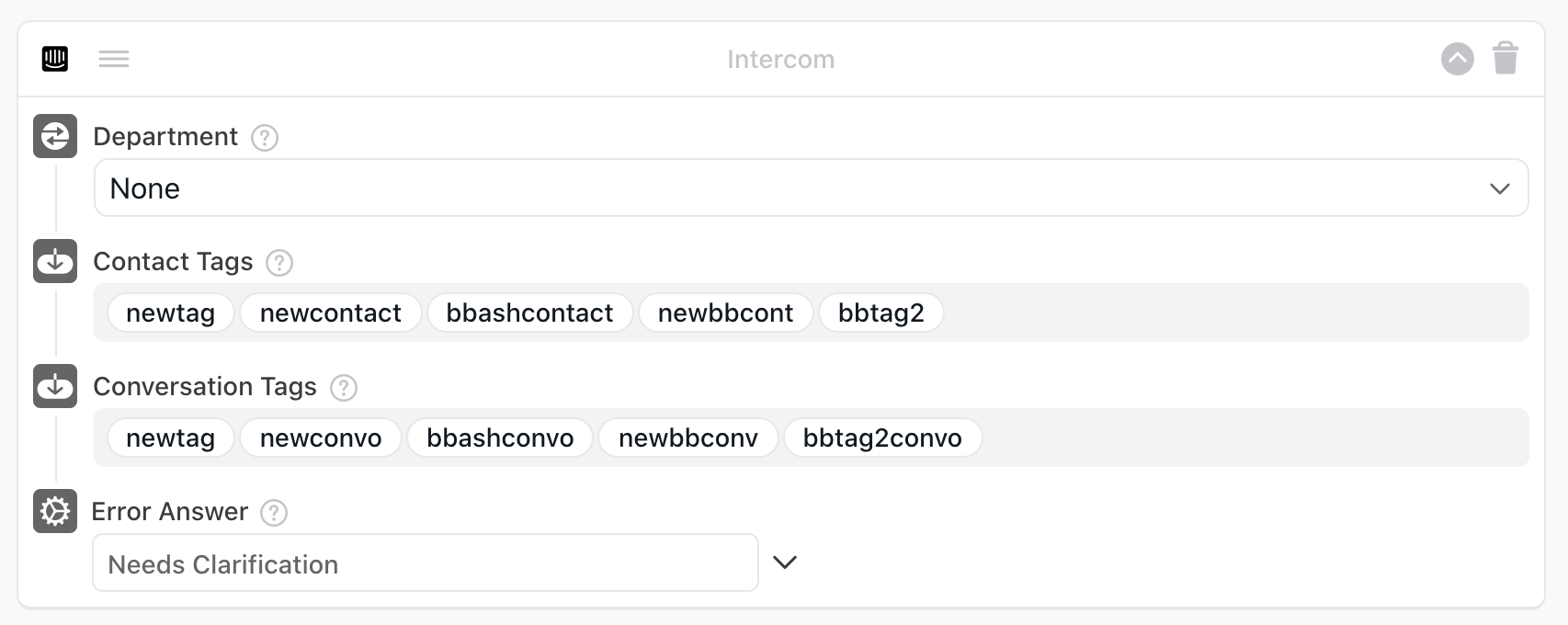 Configure and use Ada Glass for Intercom | Ada | Documentation