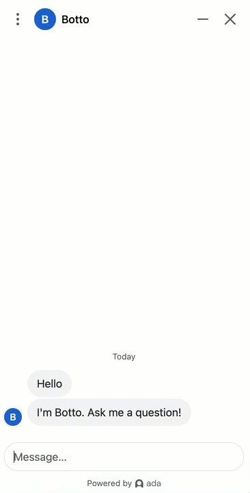 Let chatters search your Zendesk or Salesforce knowledge base content | Ada