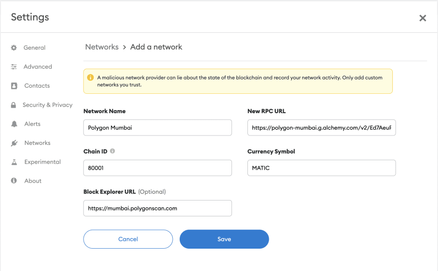 How to Code and Deploy a Polygon Smart Contract | Alchemy Docs