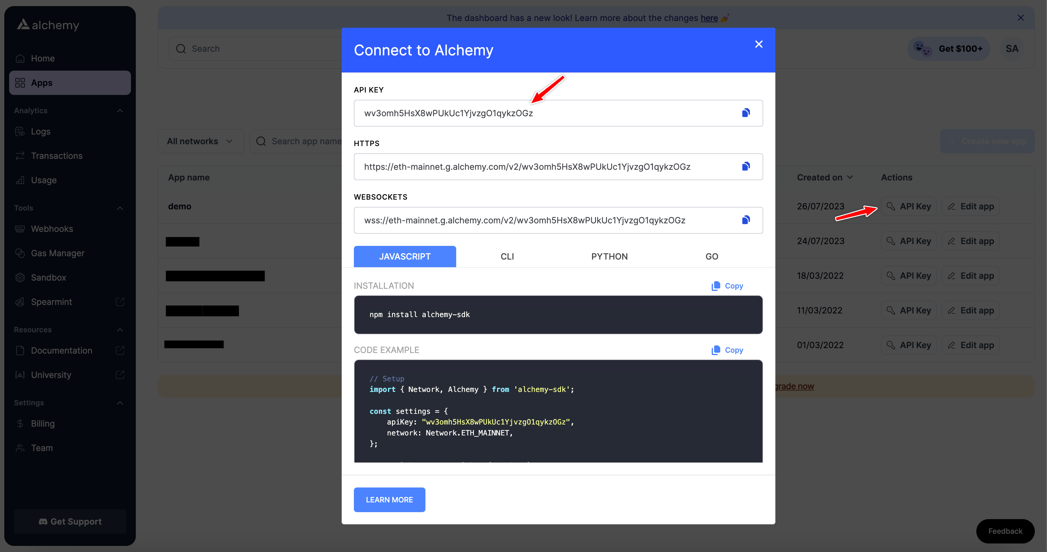 How To Make HTTP Header-Based API Requests | Alchemy Docs