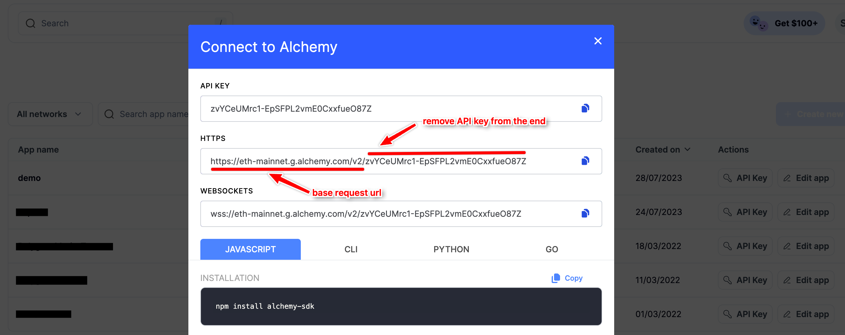 How To Make HTTP Header-Based API Requests | Alchemy Docs