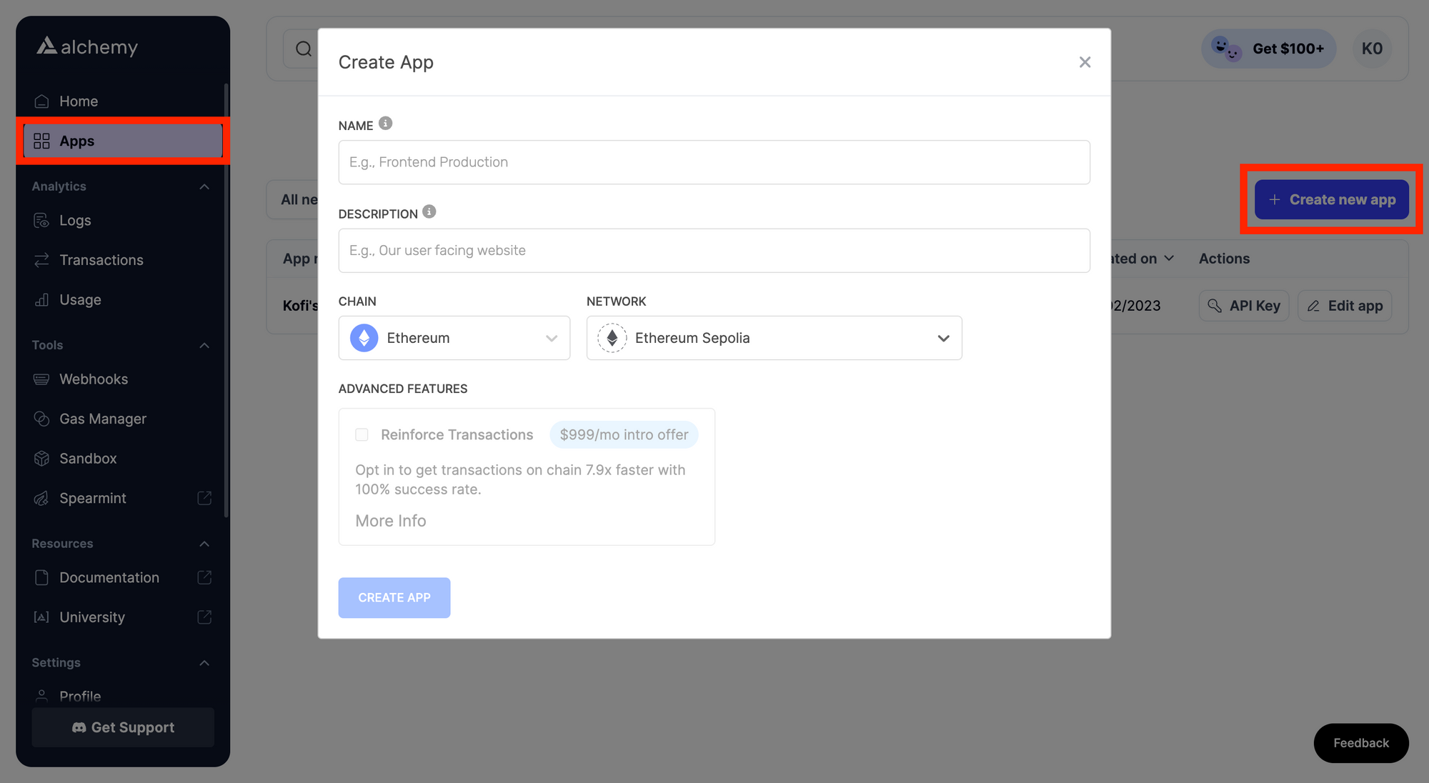 How to build a \Tip Jar\ DeFi app | Alchemy Docs