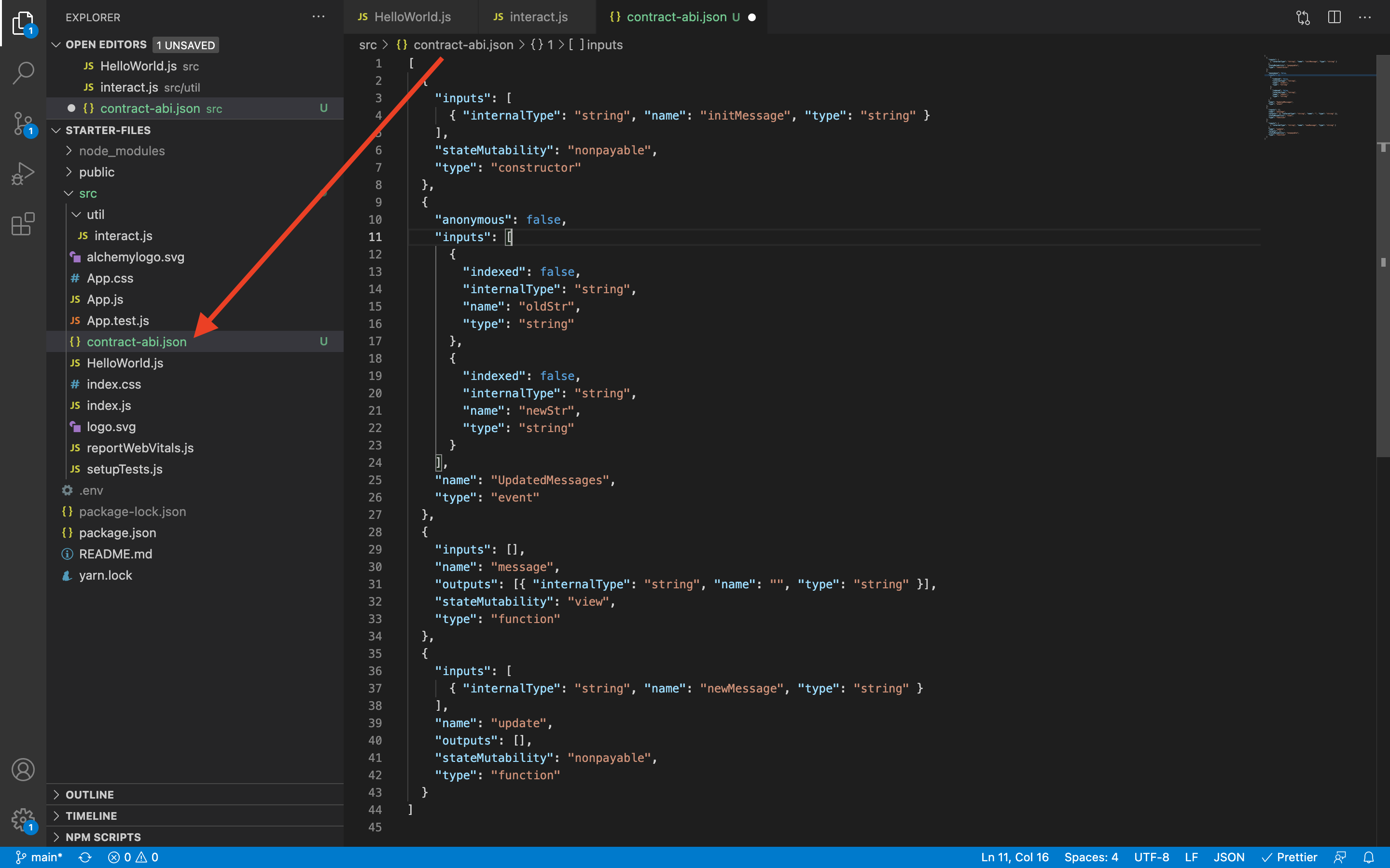 Integrating Your Smart Contract with the Frontend | Alchemy Docs