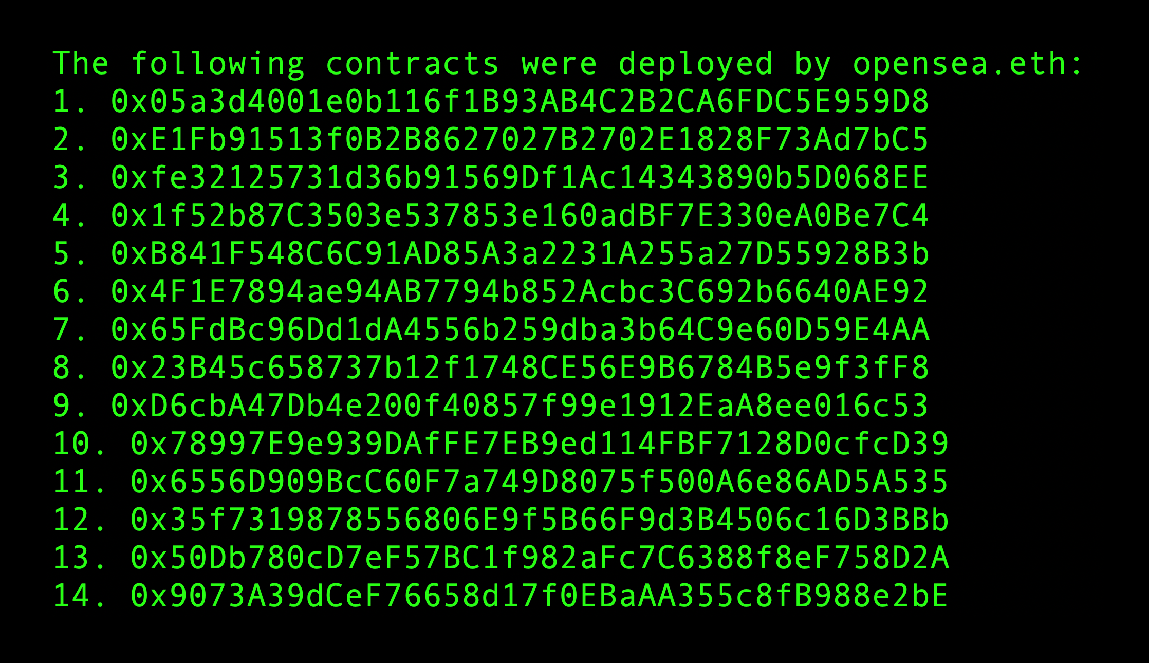 How To Get All The Contracts Deployed By A Wallet Alchemy Docs