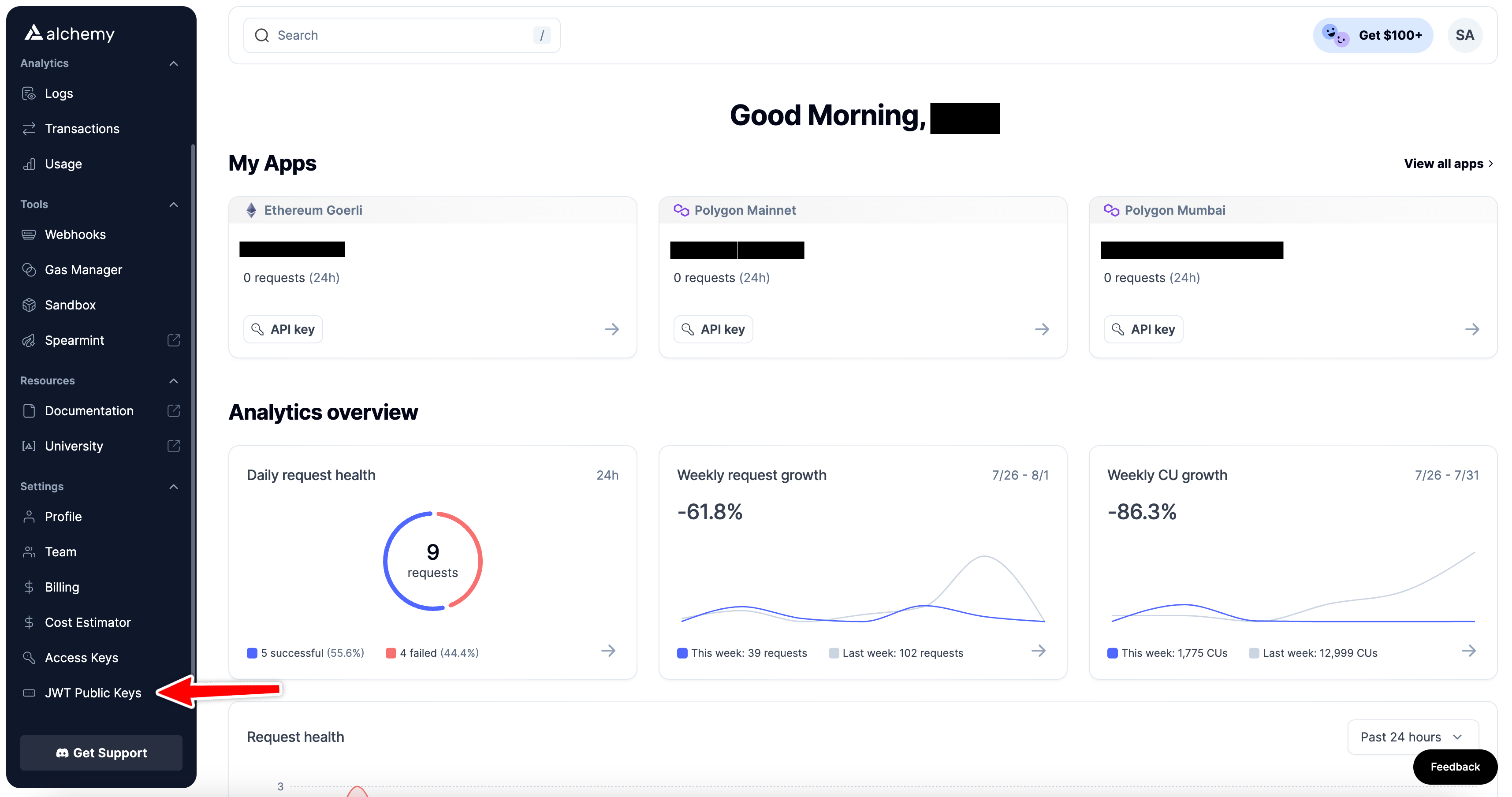 How To Use JWTs For API Requests | Alchemy Docs