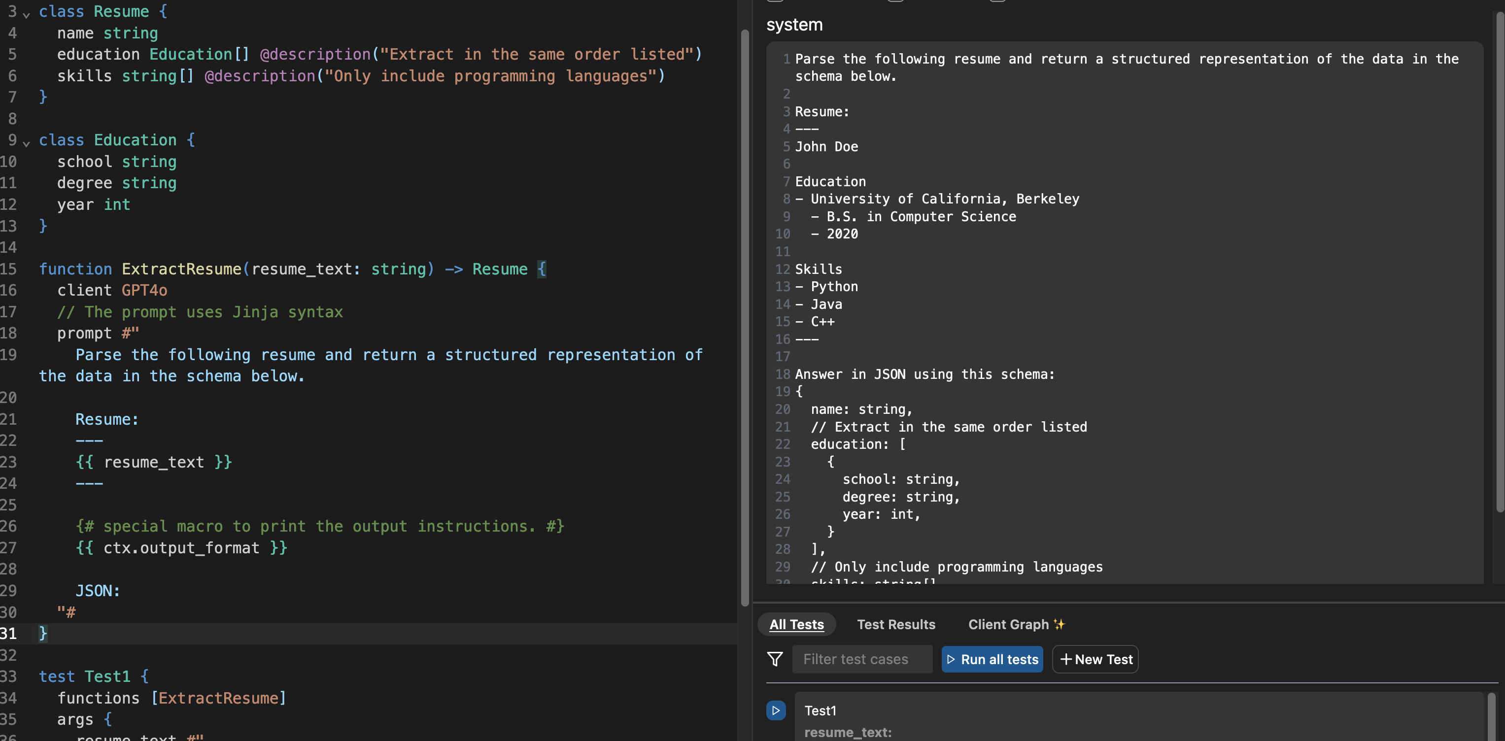 Prompting in BAML | Boundary Documentation