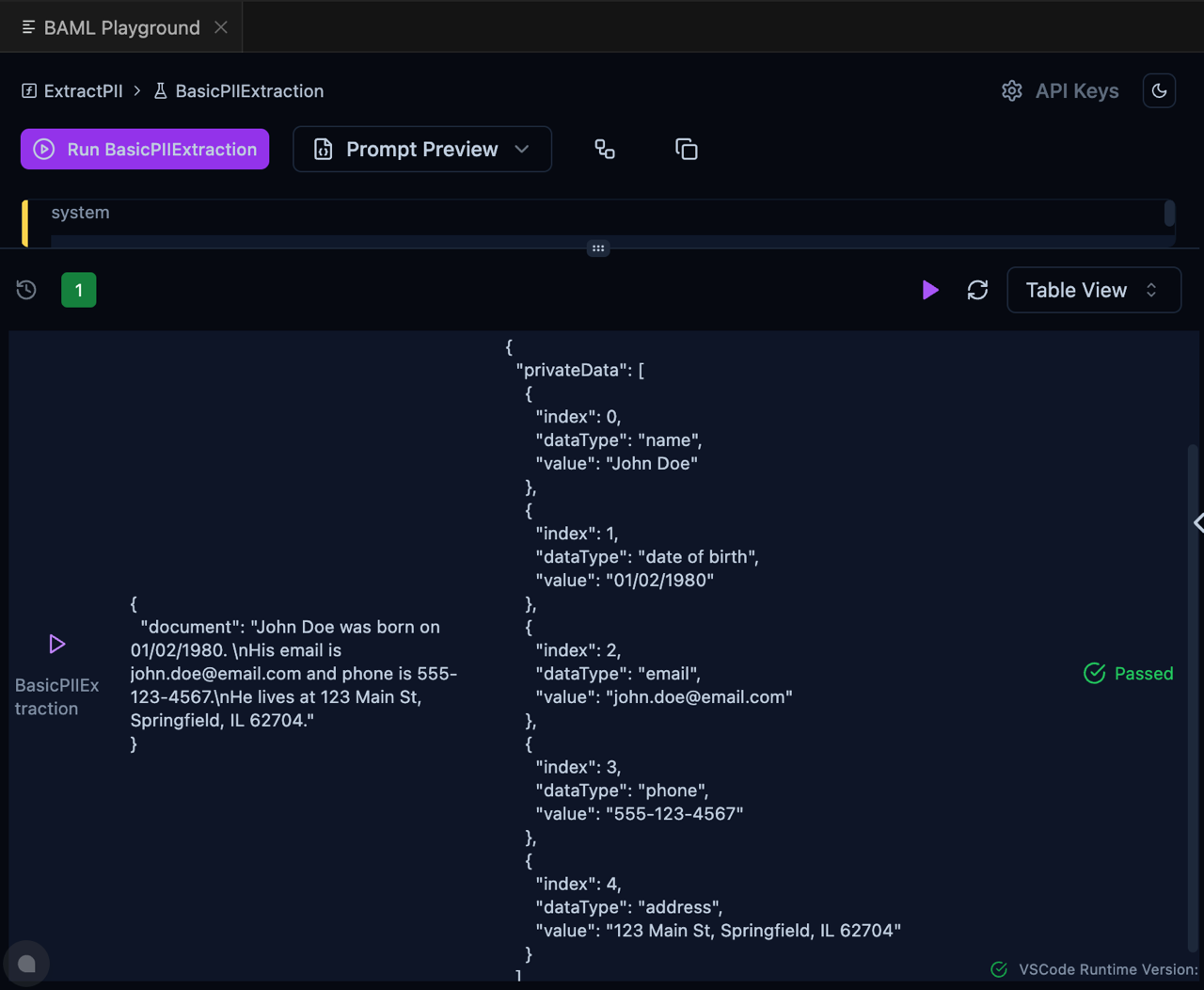 PII Data Extraction / Scrubbing | Boundary Documentation