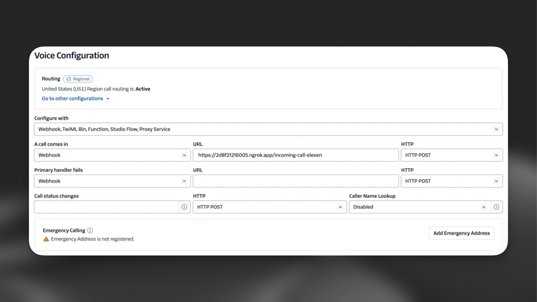 Twilio Custom Server — Elevenlabs Documentation