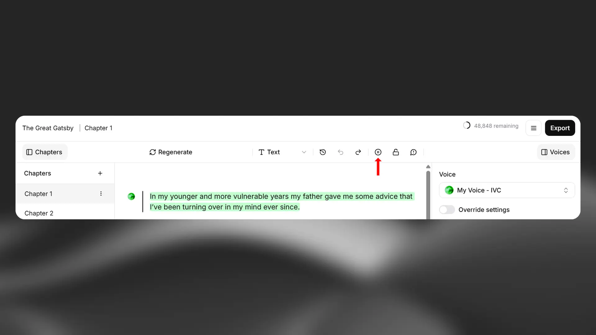 Studio overview | ElevenLabs Documentation