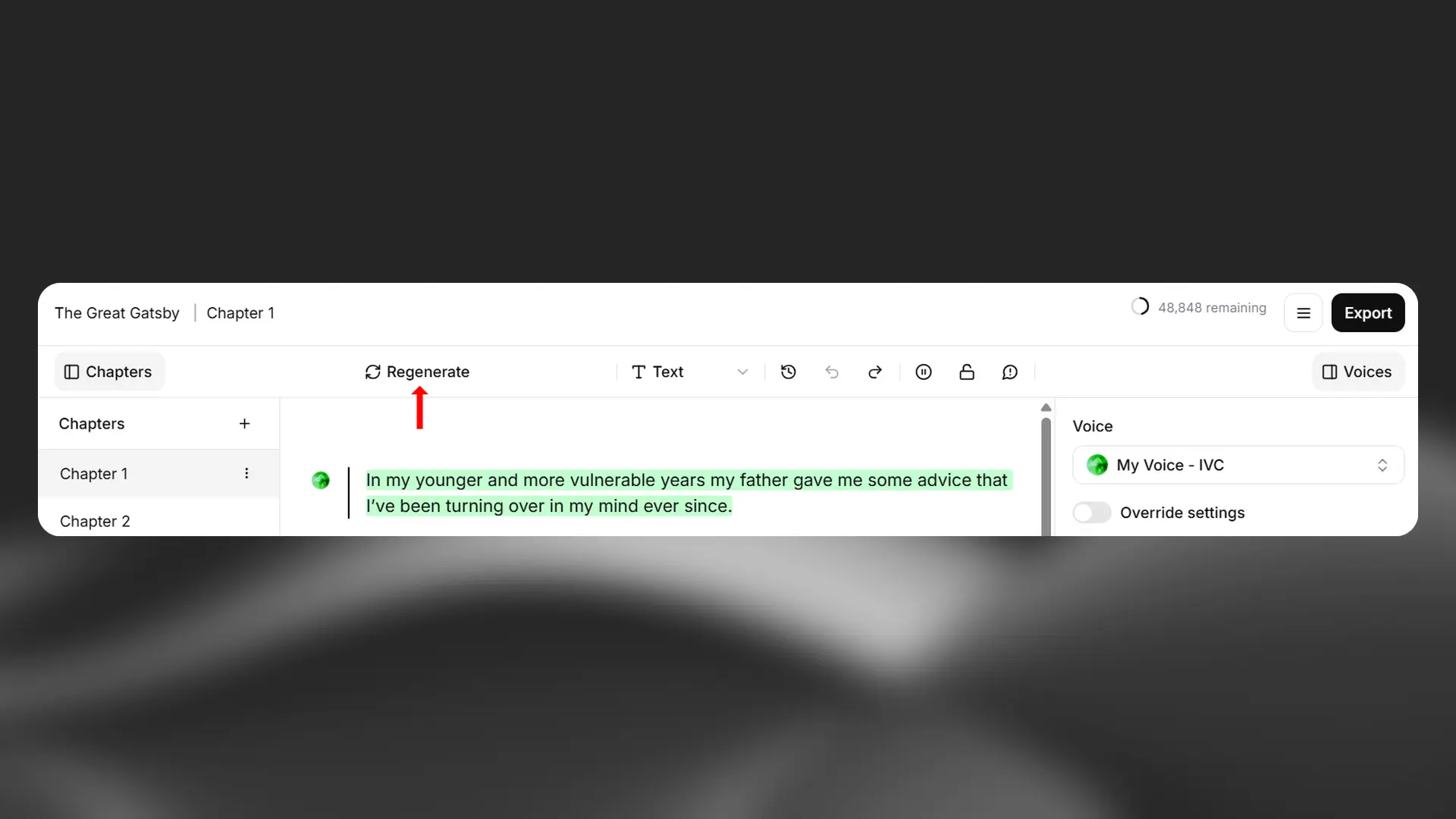 Studio overview | ElevenLabs Documentation