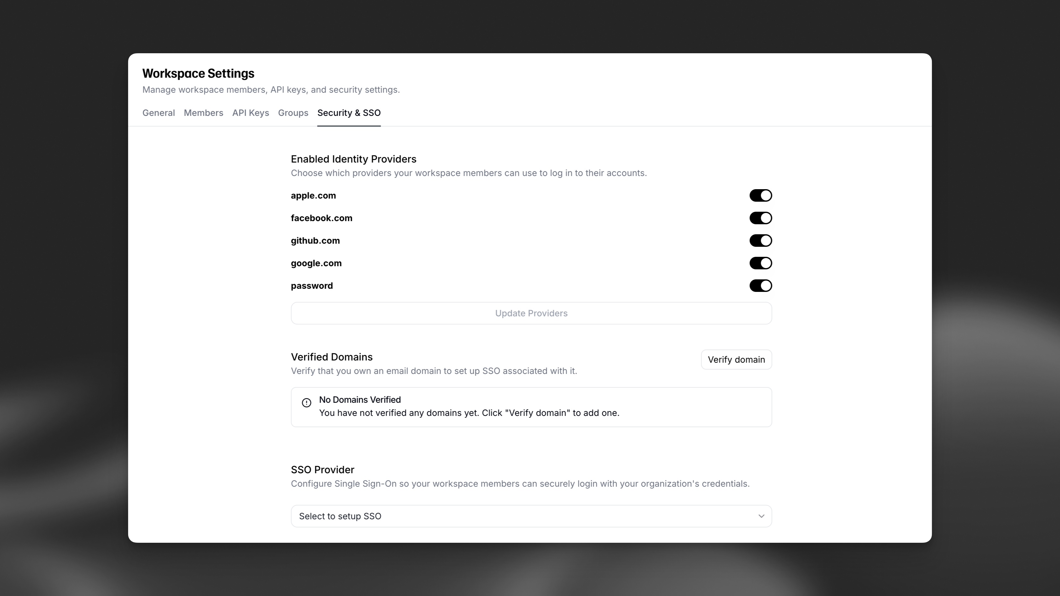 Single Sign-On (SSO) | ElevenLabs Documentation
