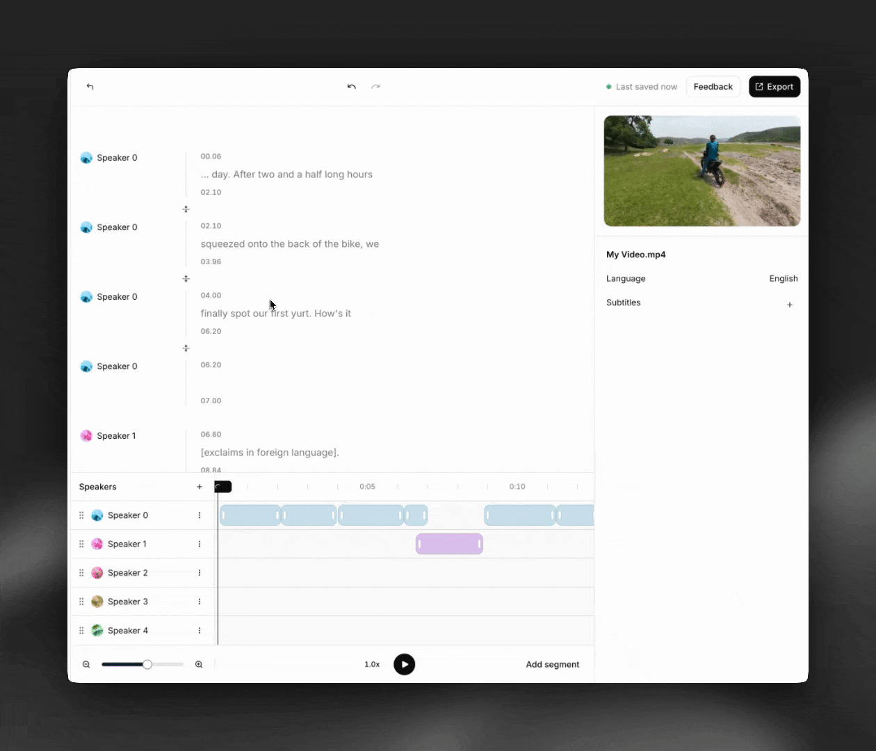 Subtitles (product guide) | ElevenLabs Documentation
