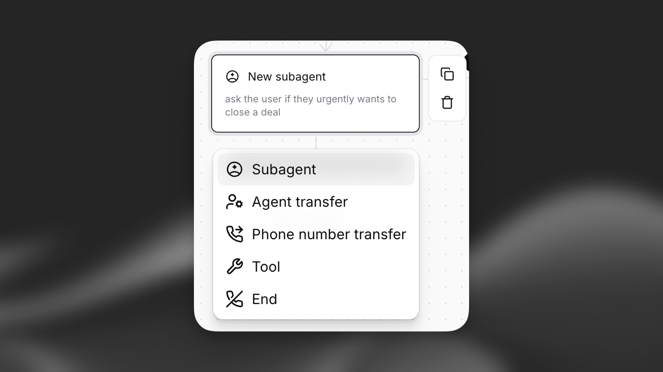 Agent Workflows | ElevenLabs Documentation