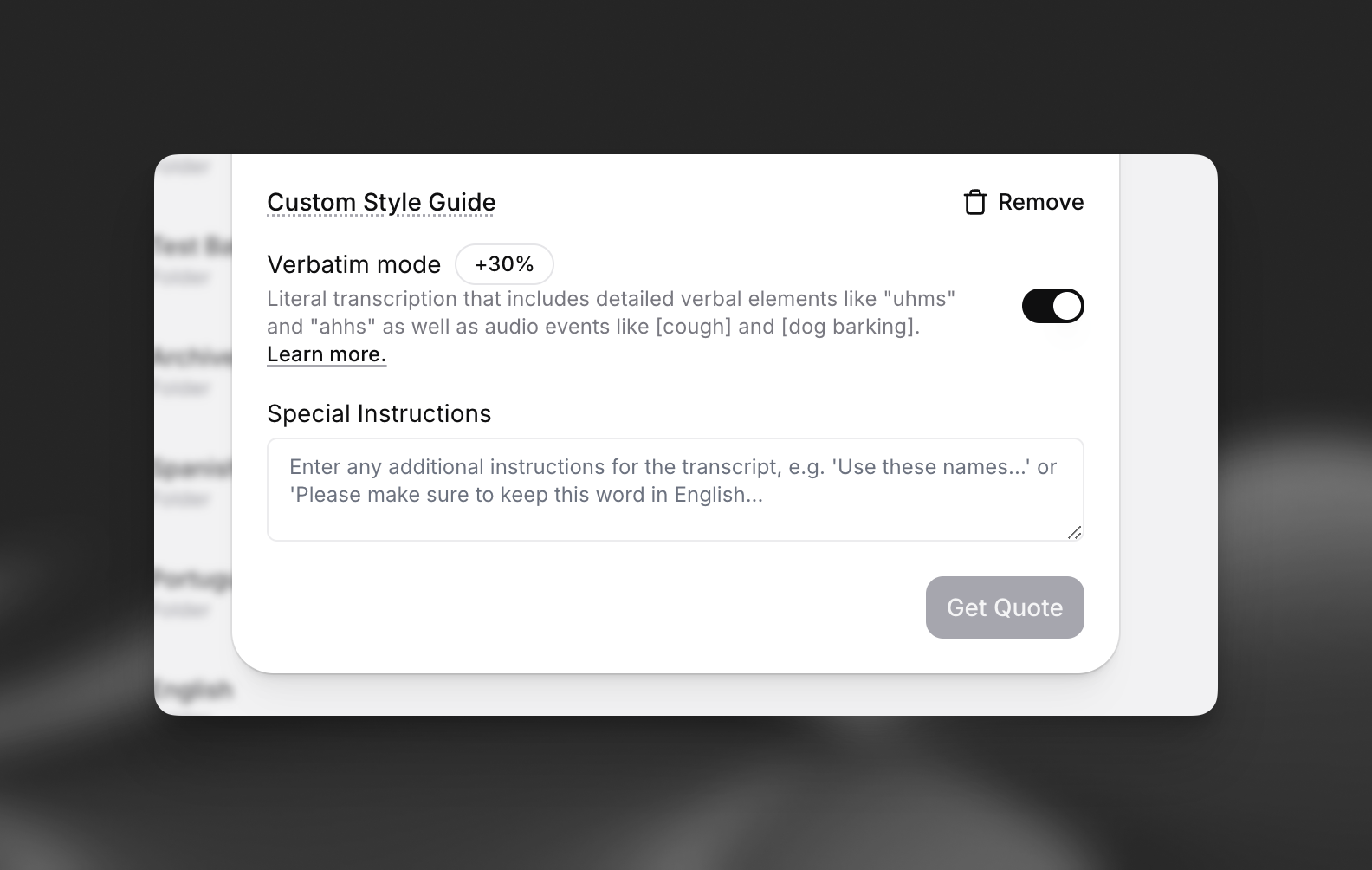Transcripts | ElevenLabs Documentation