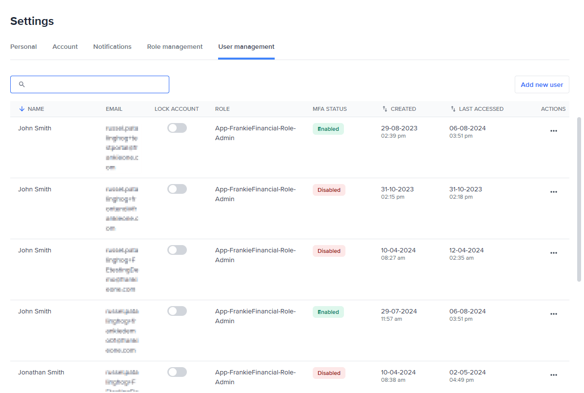Multi-factor Authentication — FrankieOne | Documentation