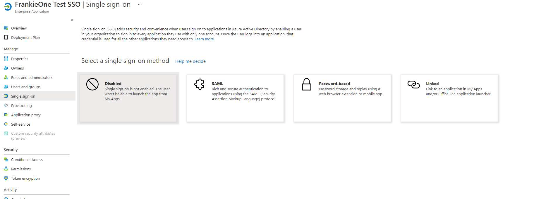 Managing Your Azure SAML Single Sign-On (SSO) Setup | FrankieOne ...