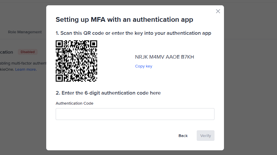 Multi-factor Authentication | FrankieOne | Documentation