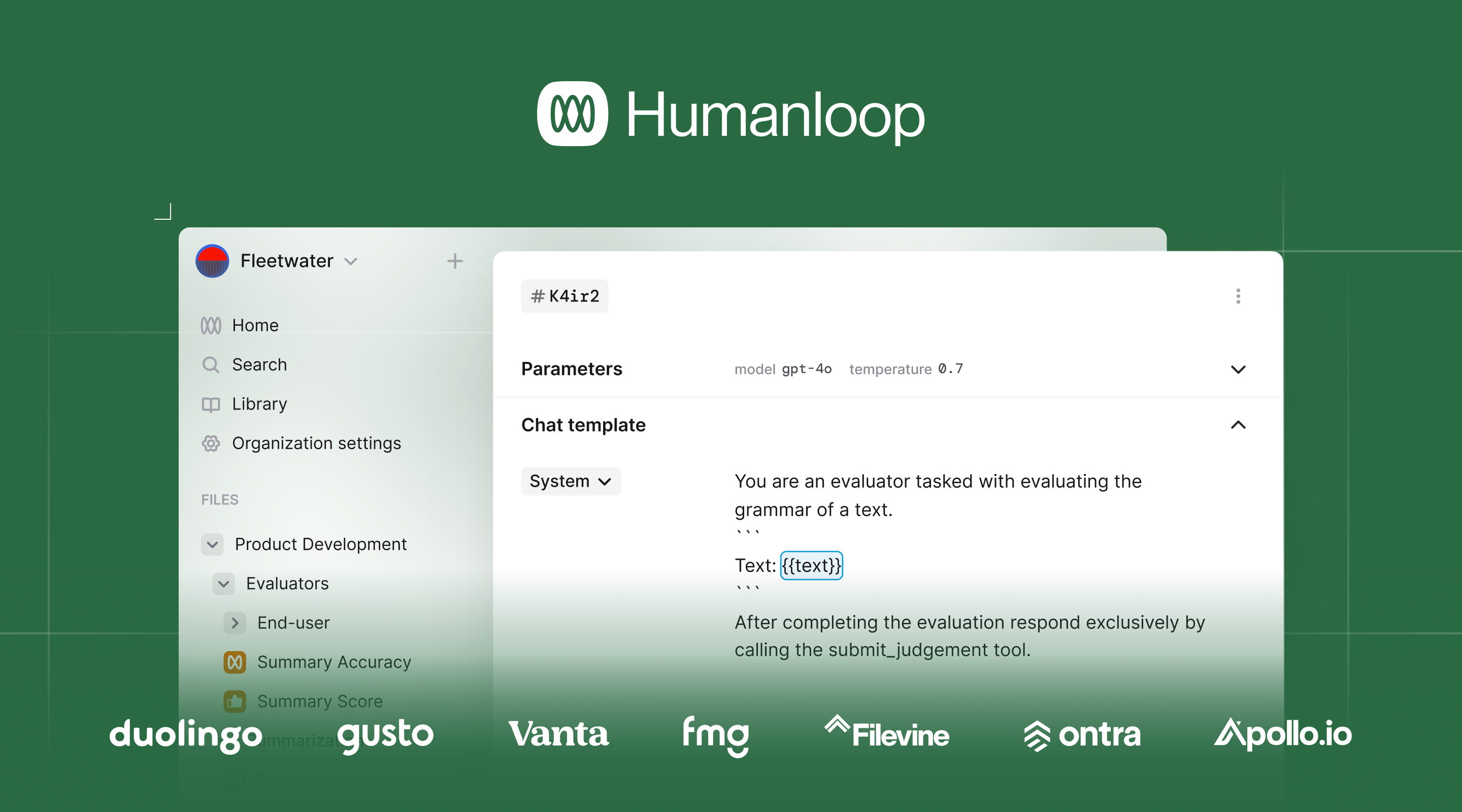 Humanloop is the LLM Evals Platform for Enterprises — Humanloop Docs