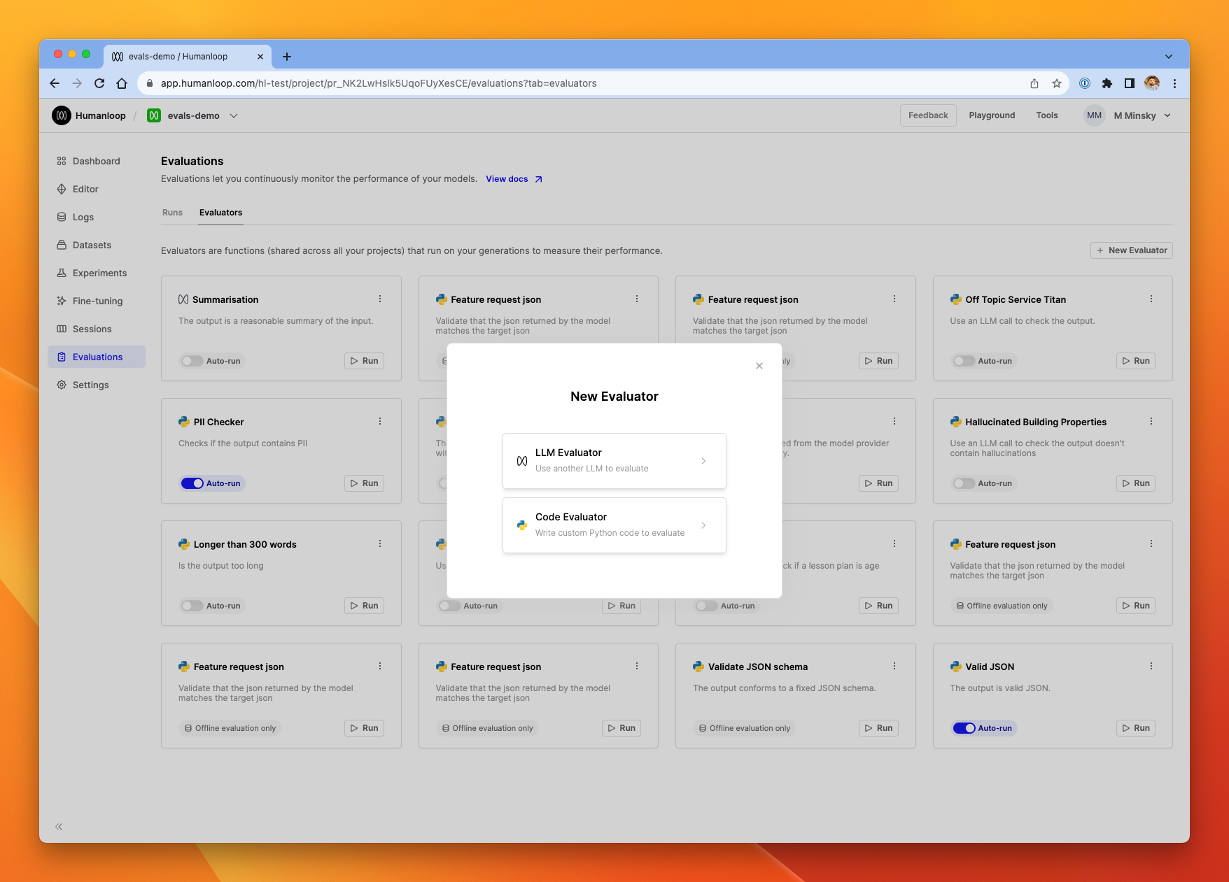 Set up Monitoring | Humanloop Docs
