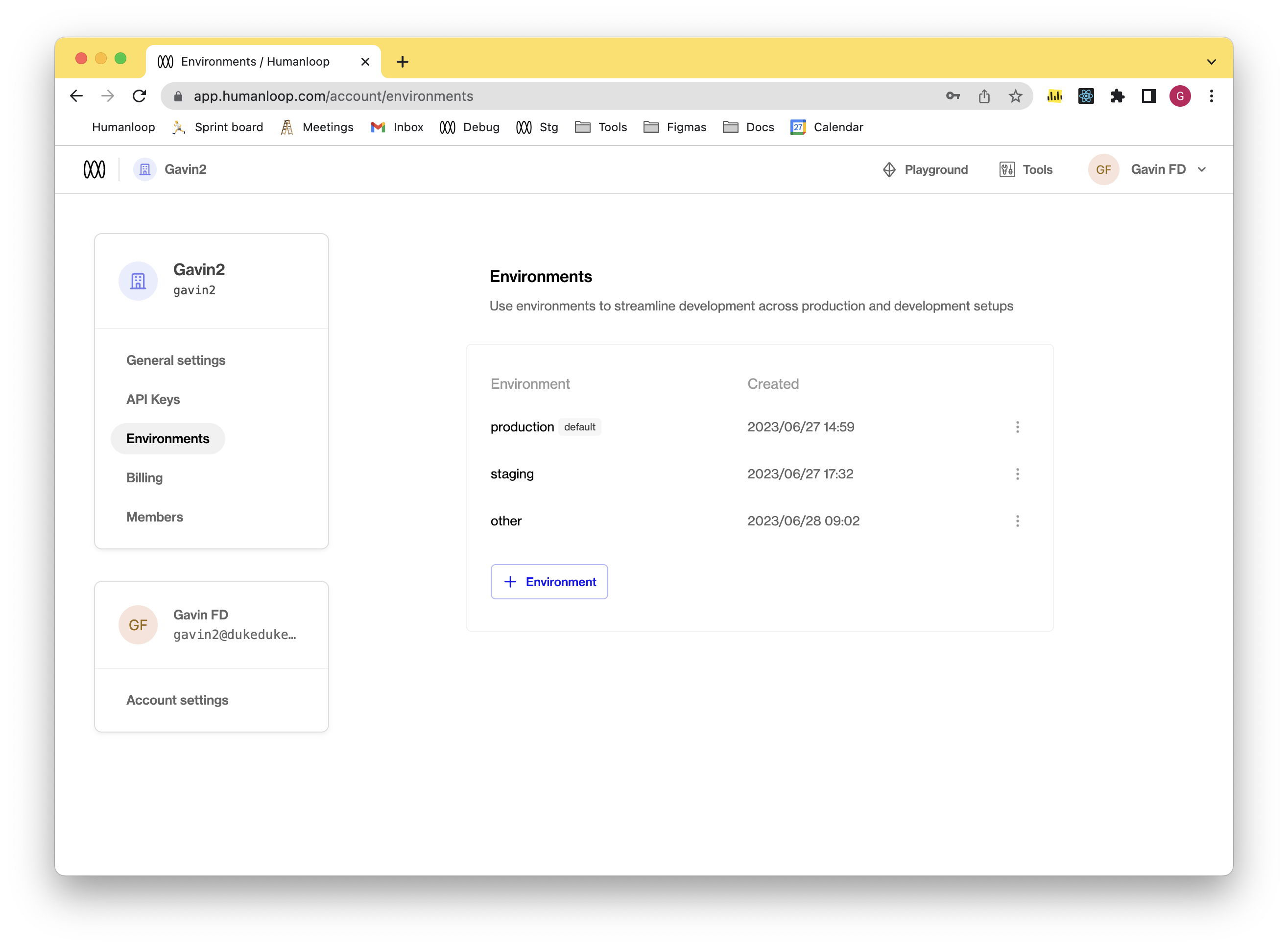 Deploy to environments | Humanloop Docs