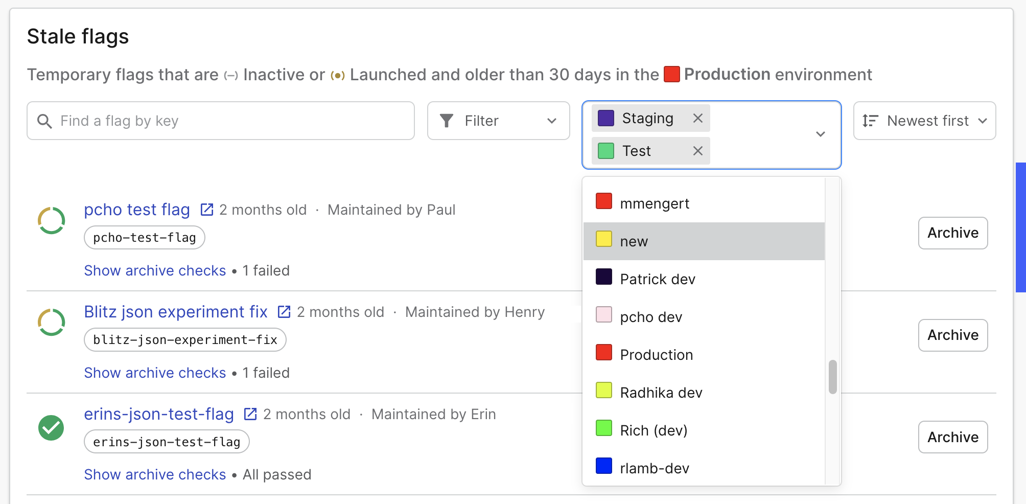 Reducing technical debt from feature flags — LaunchDarkly | Documentation