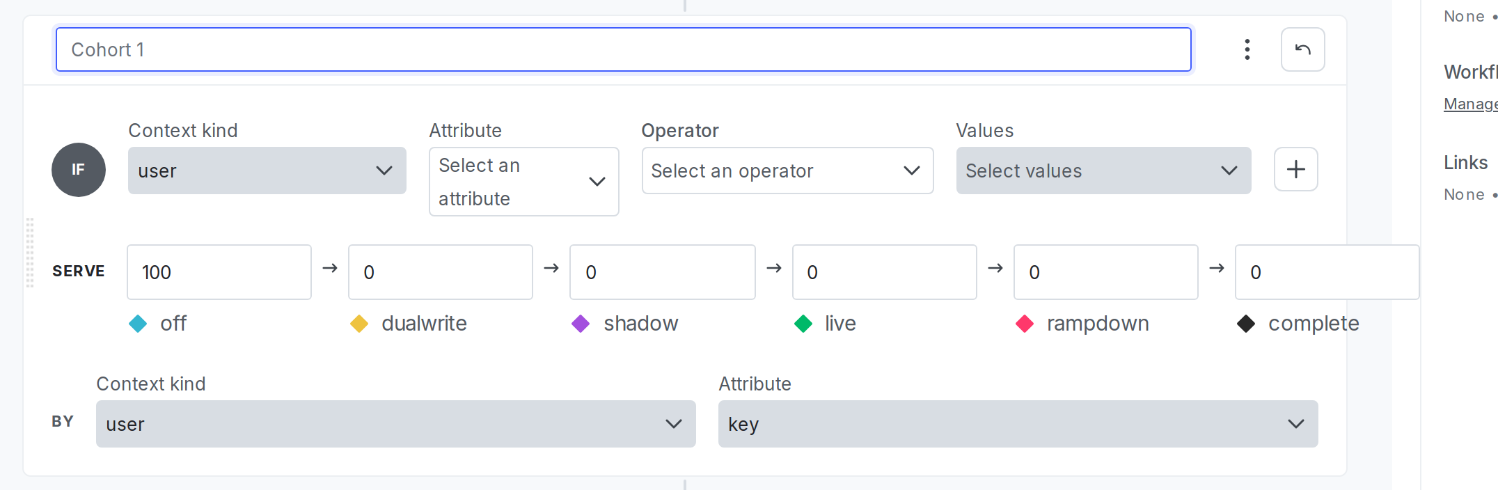 Targeting with migration flags | LaunchDarkly | Documentation
