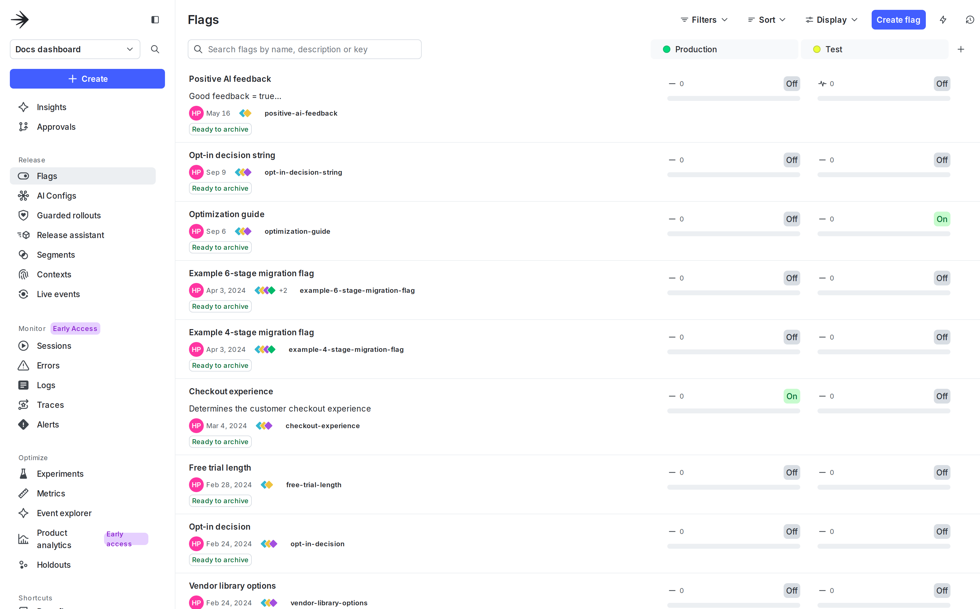 Get started | LaunchDarkly | Documentation