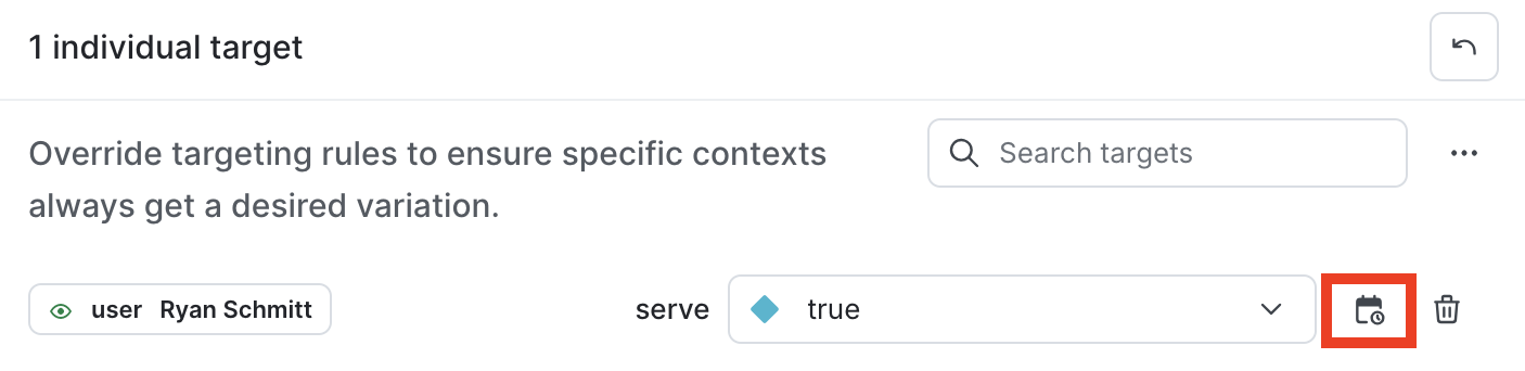 Individual targeting | LaunchDarkly | Documentation