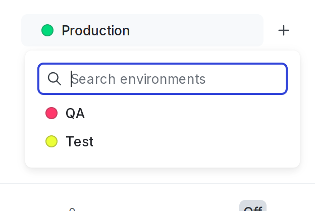 Environments | LaunchDarkly | Documentation