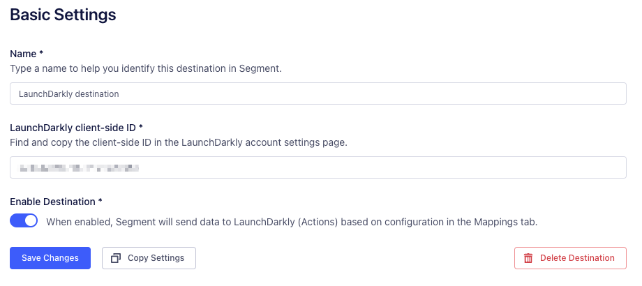 Segment | LaunchDarkly | Documentation