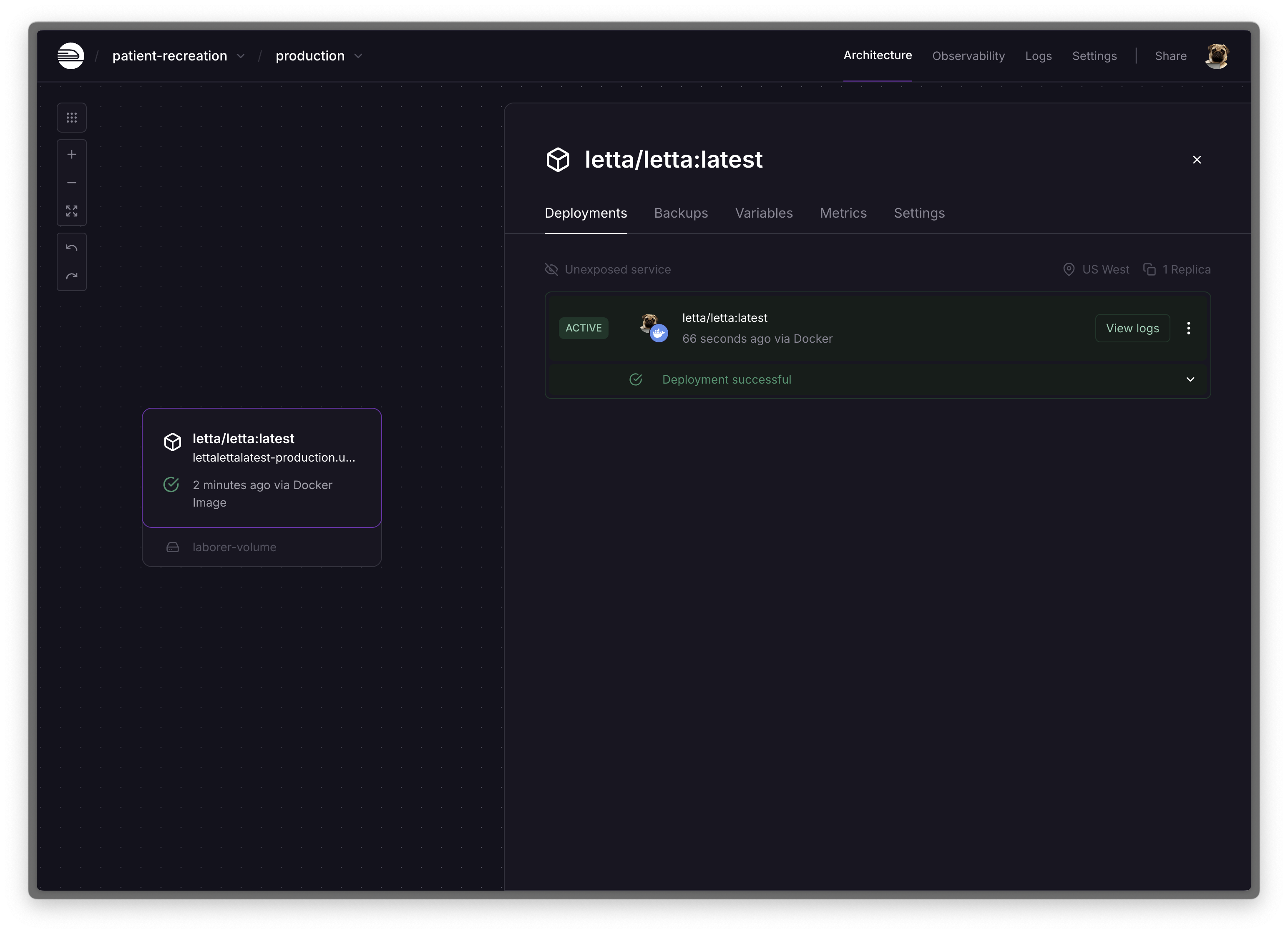 Deploy Letta Server on Railway