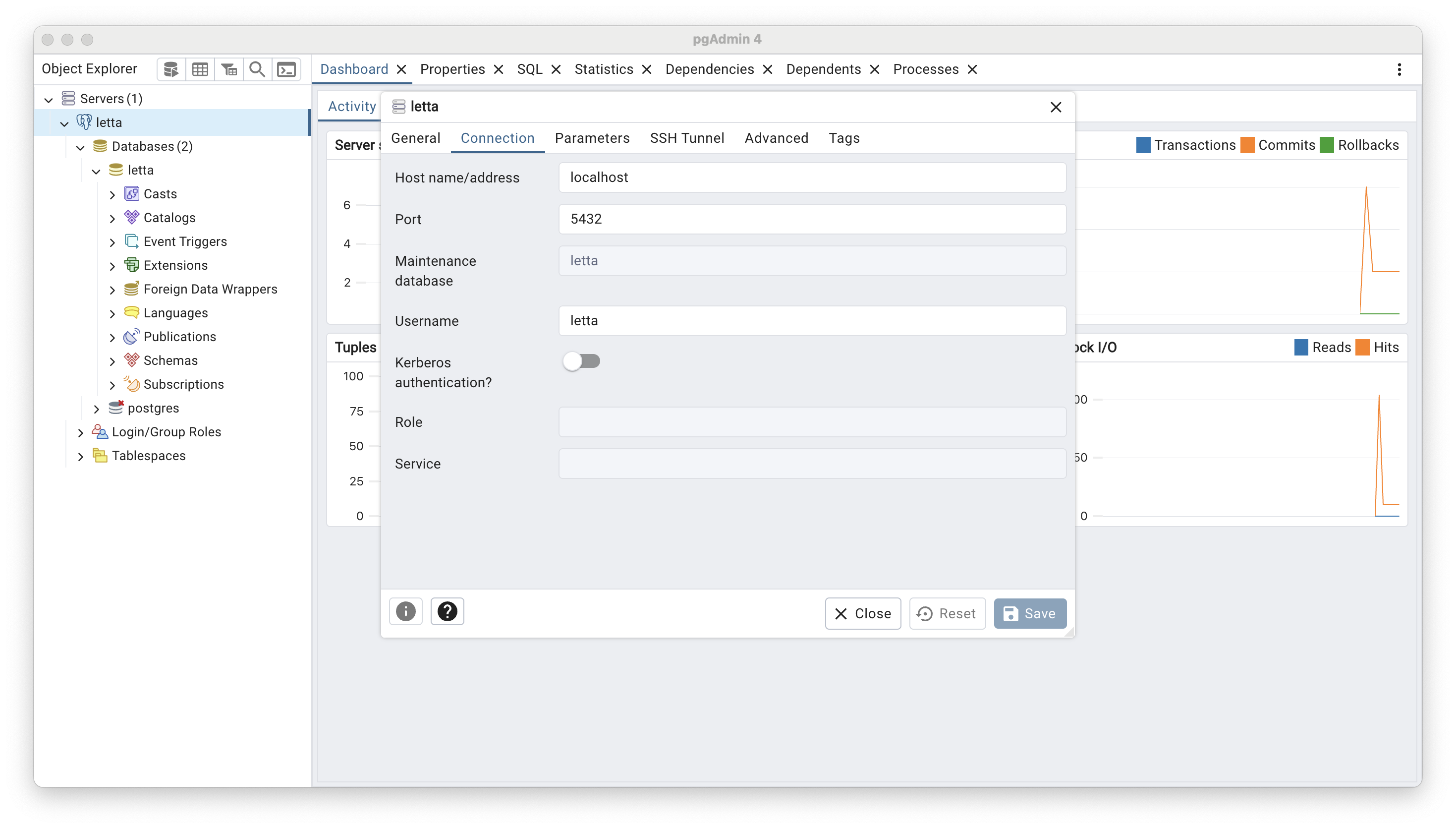 Inspecting your database | Letta